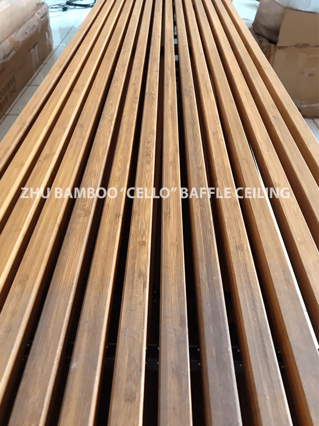 Zhu Bamboo Baffle Cello | Zhubamboo - 100% Pure Bamboo Wood