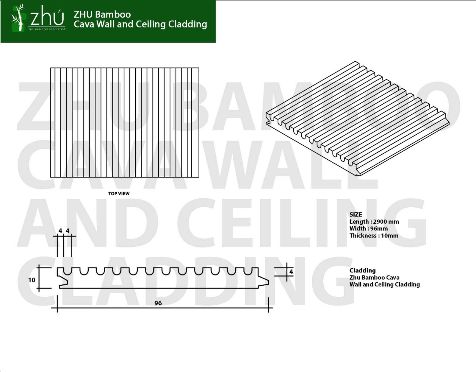 Zhu Bamboo Wall and Ceiling Cladding | Zhubamboo - 100% Pure Bamboo Wood